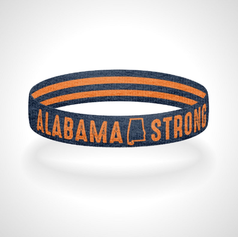 Reversible Alabama Strong Bracelet Wristband Show off Your Love for ...
