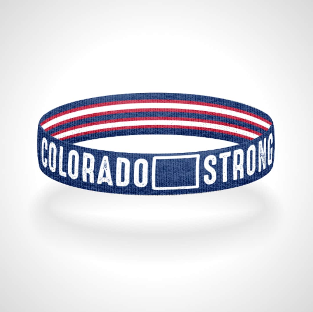 Reversible Colorado Strong Bracelet Wristband Show off Your Love for ...