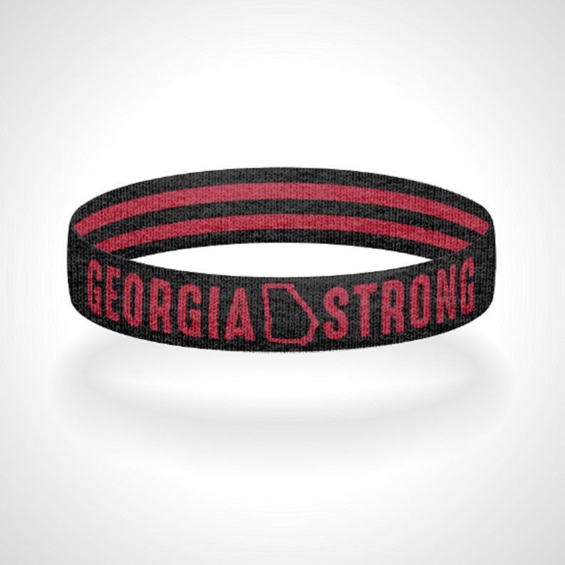 Reversible Georgia Strong Bracelet Wristband Show off Your | Etsy