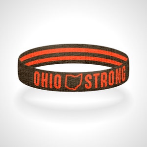 Ohio Strong Reversible Wristband Bracelet Show off Your Love for Ohio ...