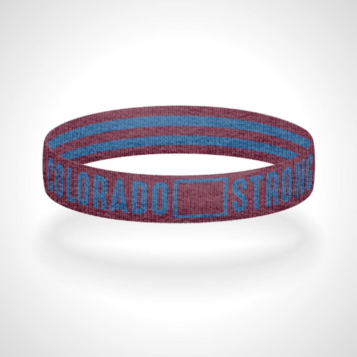 Reversible Colorado Strong Bracelet Wristband Show off Your - Etsy