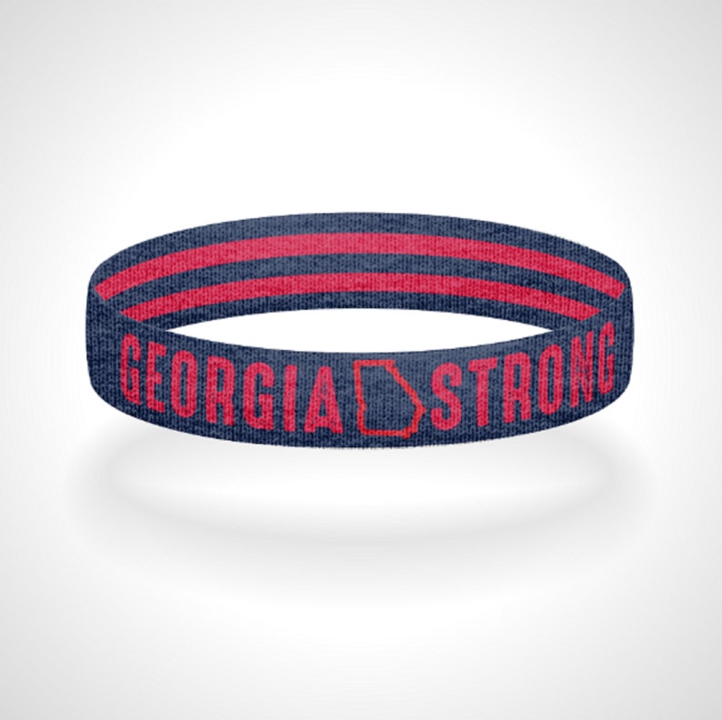 Reversible Georgia Strong Bracelet Wristband Show off Your | Etsy
