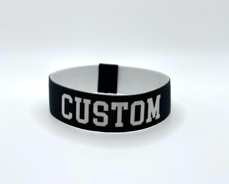 Custom Reversible Bracelet Wristband - 2 Sides to Customize - Etsy