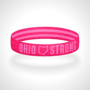 Ohio Strong Reversible Wristband Bracelet Show off Your Love for Ohio ...