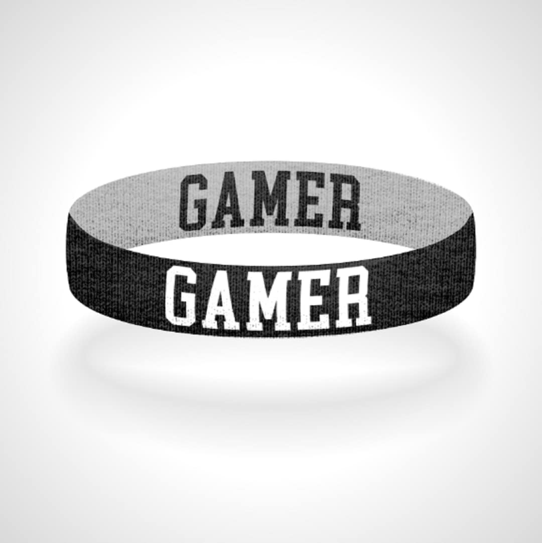 Custom Reversible Gamer Bracelet Wristband - Etsy