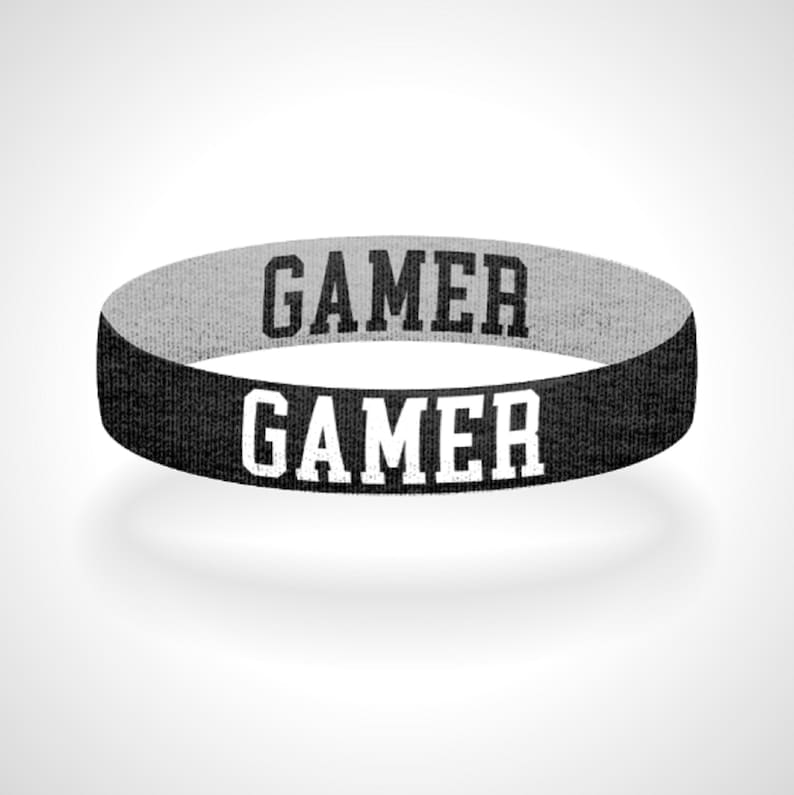 Custom Reversible Gamer Bracelet Wristband - Etsy