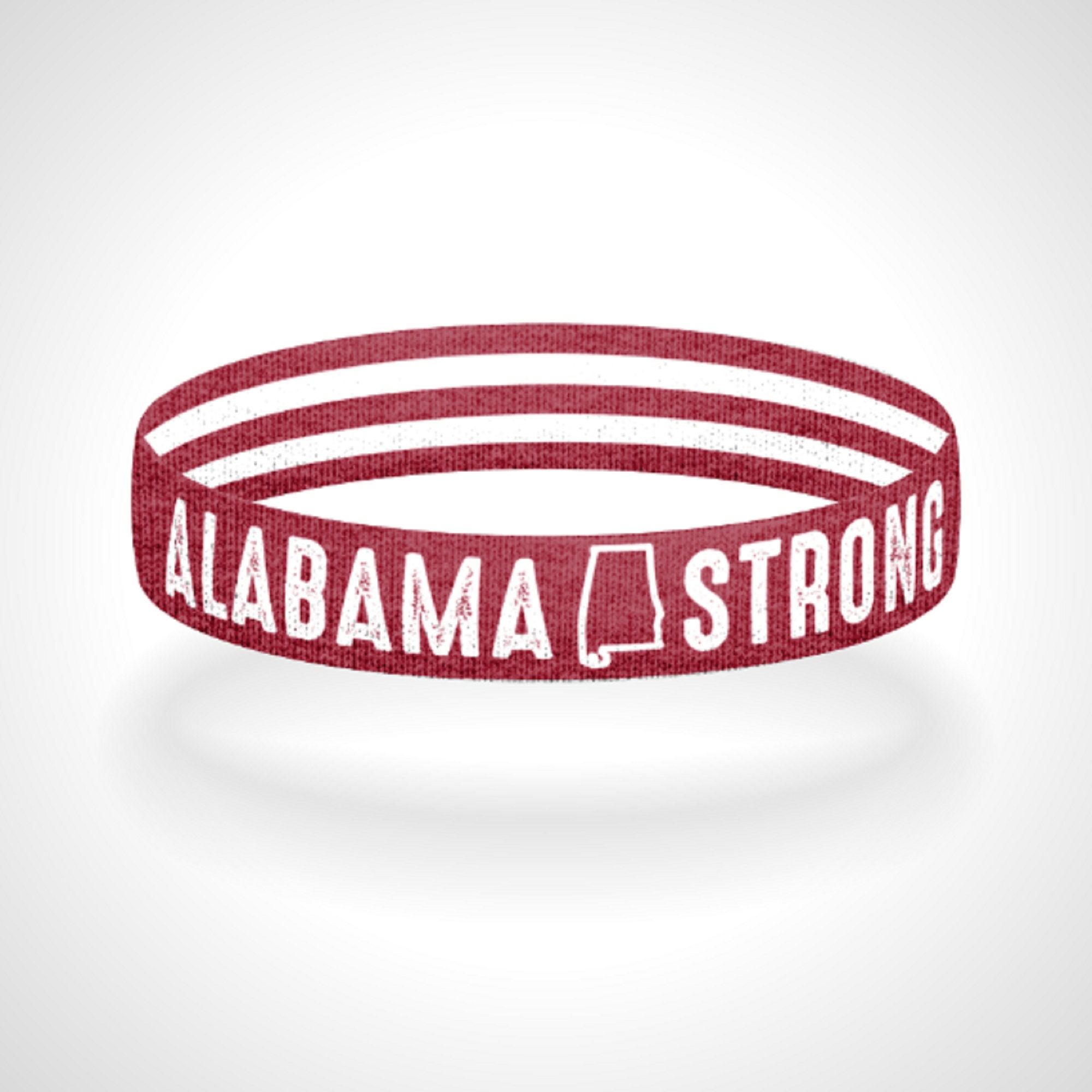 Reversible Alabama Strong Bracelet Wristband Show off Your - Etsy