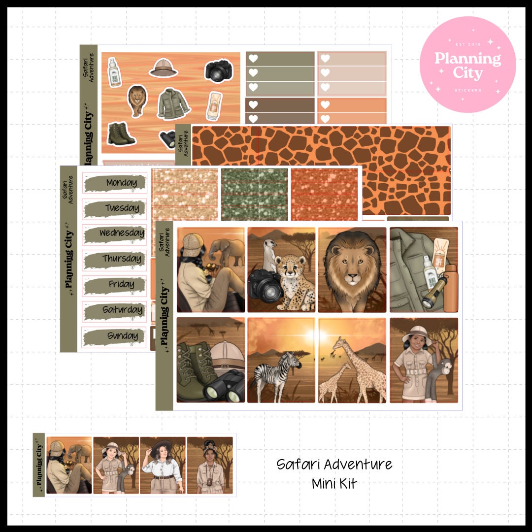 Safari Adventure II Mini Kit - Etsy