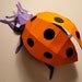 LADYBUG PAPERCRAFT | Ladybug Pdf Template | 3d Ladybug Puzzle | Diy ...