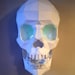 Human Skull Papercraft Sculpture, Printable 3D Puzzle, Papercraft Pdf ...
