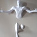 Hugging Man Papercraft Sculpture, Printable 3D Puzzle, Papercraft Pdf ...