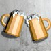 Beer Glasses Papercraft Sculpture, Printable 3D Puzzle, Papercraft Pdf ...