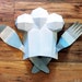 Chef Hat Papercraft Sculpture, Printable 3D Puzzle, Papercraft Pdf ...