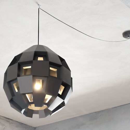 Paper Lamp Shade DIAMOND Printable Lampshade Papercraft Pdf - Etsy