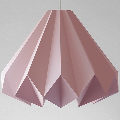 Paper Lamp Shade Printable Lampshade Template MOD Papercraft | Etsy