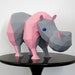 Hippo Papercraft Sculpture, Printable 3D Puzzle, Papercraft Pdf ...