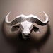 Buffalo Trophy Papercraft Sculpture, Printable 3D Puzzle, Papercraft ...