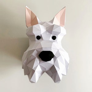 Scottie Papercraft Sculpture, Printable 3D Puzzle, Papercraft Pdf ...