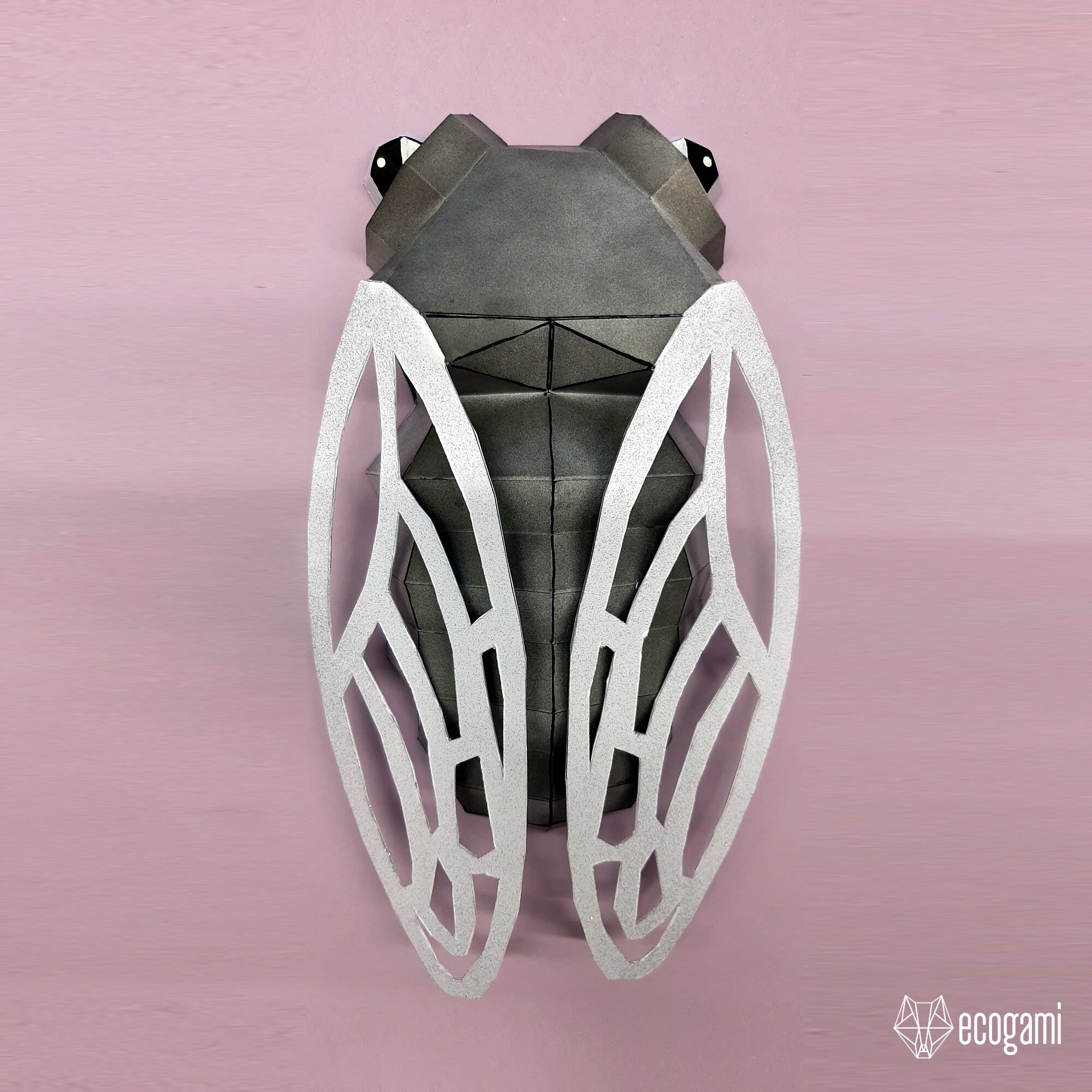 Cicada Papercraft Sculpture Printable 3D Puzzle Papercraft - Etsy Canada