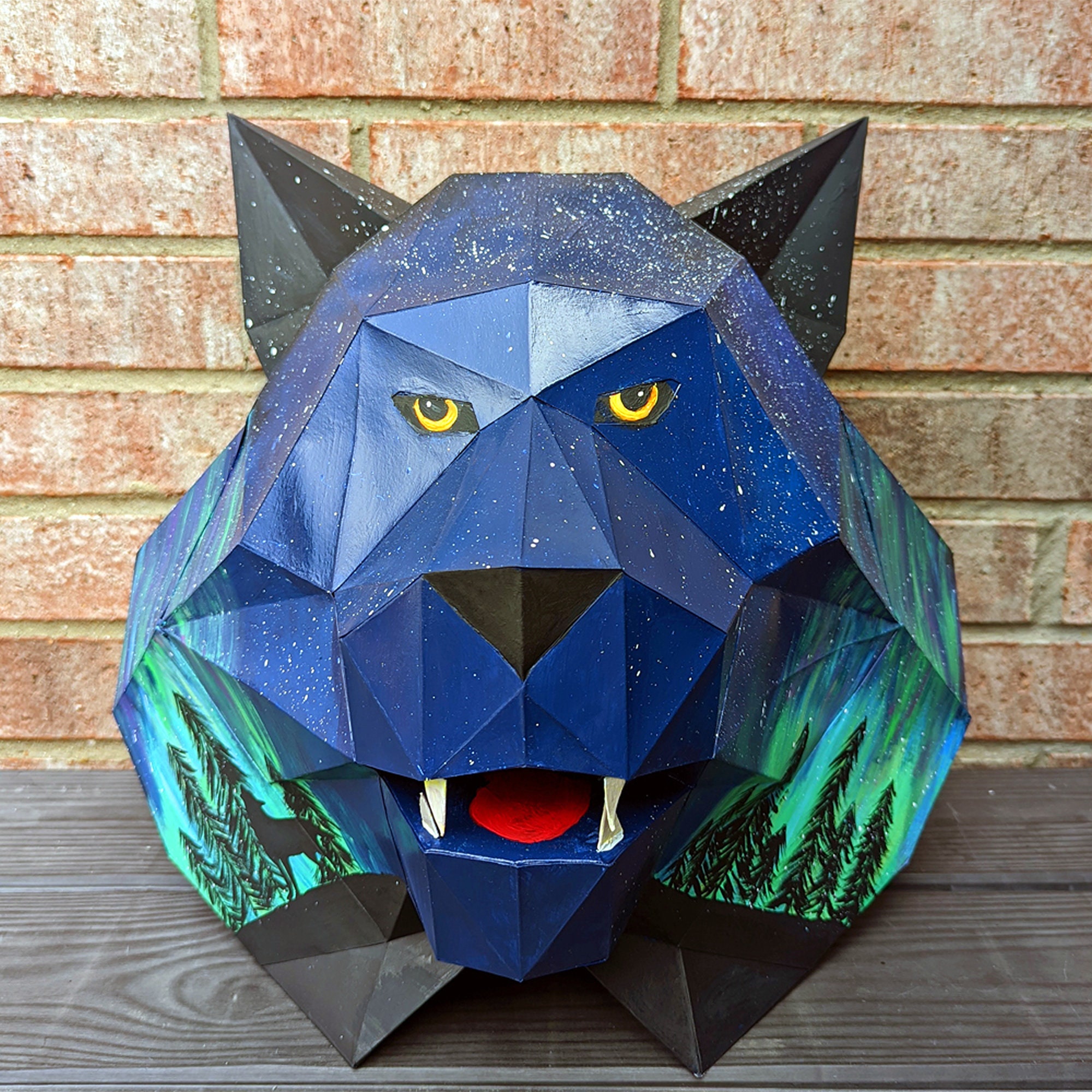 Lynx, Wild Cat Papercraft Sculpture, Printable 3D Puzzle, Papercraft ...