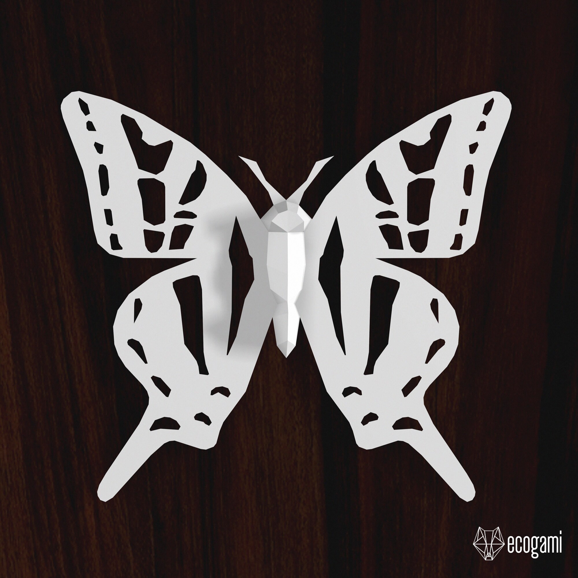 Butterfly Papercraft Sculptures Printable 3D Puzzle | Etsy