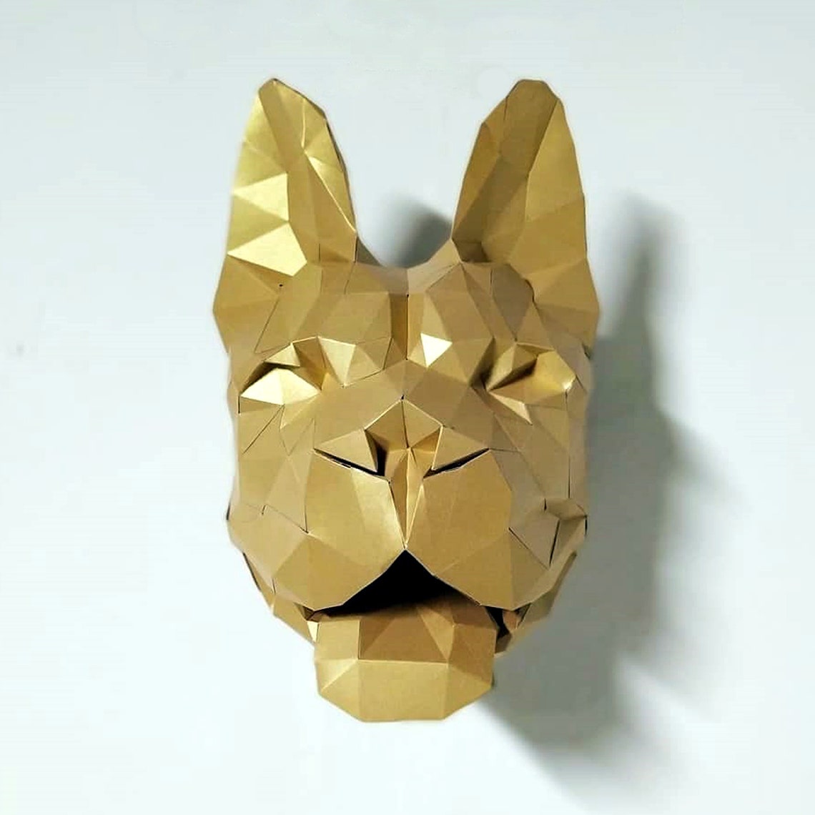 French Bulldog Papercraft Sculpture Printable 3D Puzzle - Etsy