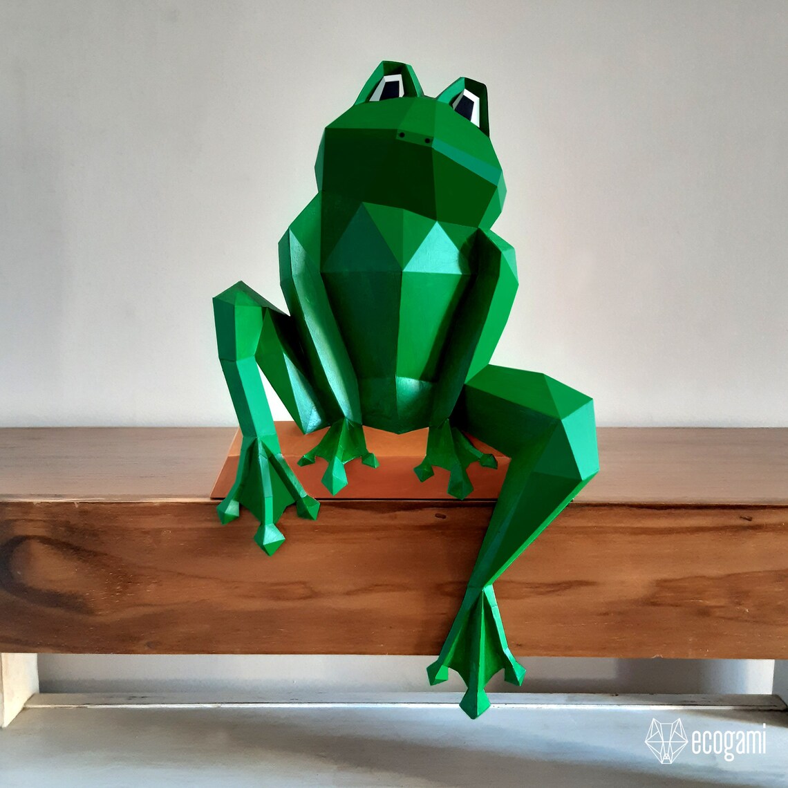 Frog Papercraft Sculpture Printable 3D Puzzle Papercraft Pdf | Etsy