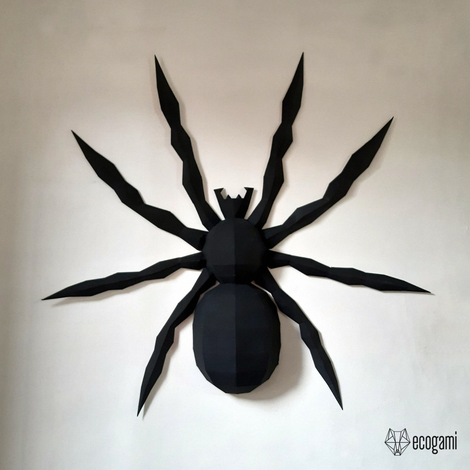 Spider Papercraft Trophy, Printable 3D Puzzle, Papercraft Pdf Template ...