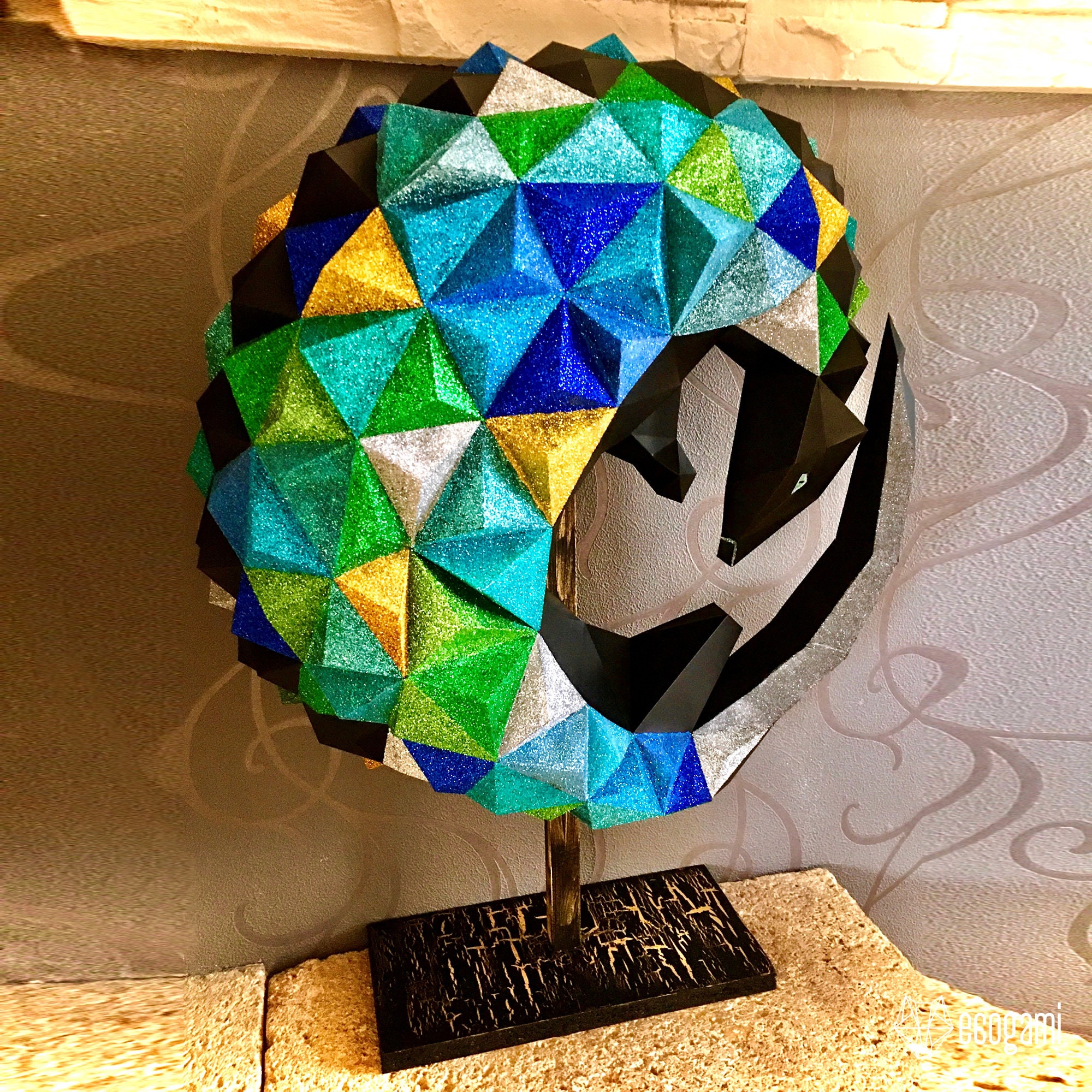 Pangolin Papercraft Sculpture Printable 3D Puzzle Papercraft - Etsy