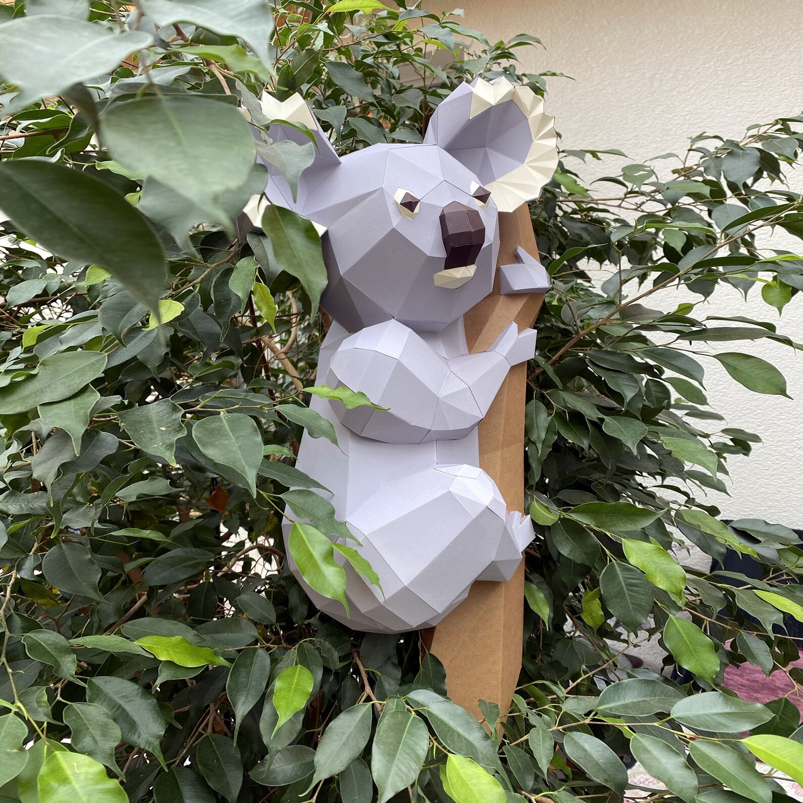 Koala Papercraft Sculpture Printable 3D Puzzle Papercraft - Etsy Australia