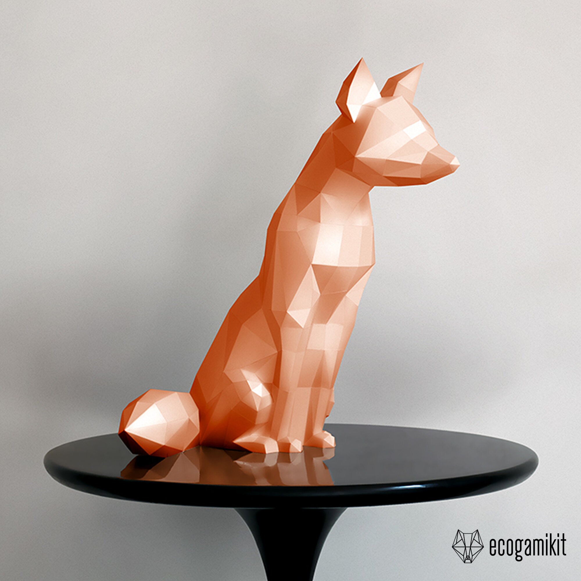 Fox Sculpture Papercraft 3D Craft Kit for Adults Puzzle to - Etsy