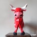 Bull Papercraft Template PDF, DIY 3D Bull Paper Sculpture, Printable ...