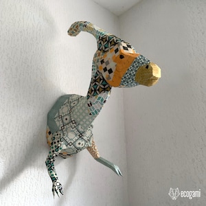Dinosaur Papercraft Sculpture, Printable 3D Puzzle, Papercraft Pdf ...