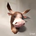 Cow Papercraft Sculpture, Printable 3D Puzzle, Papercraft Pdf Template ...