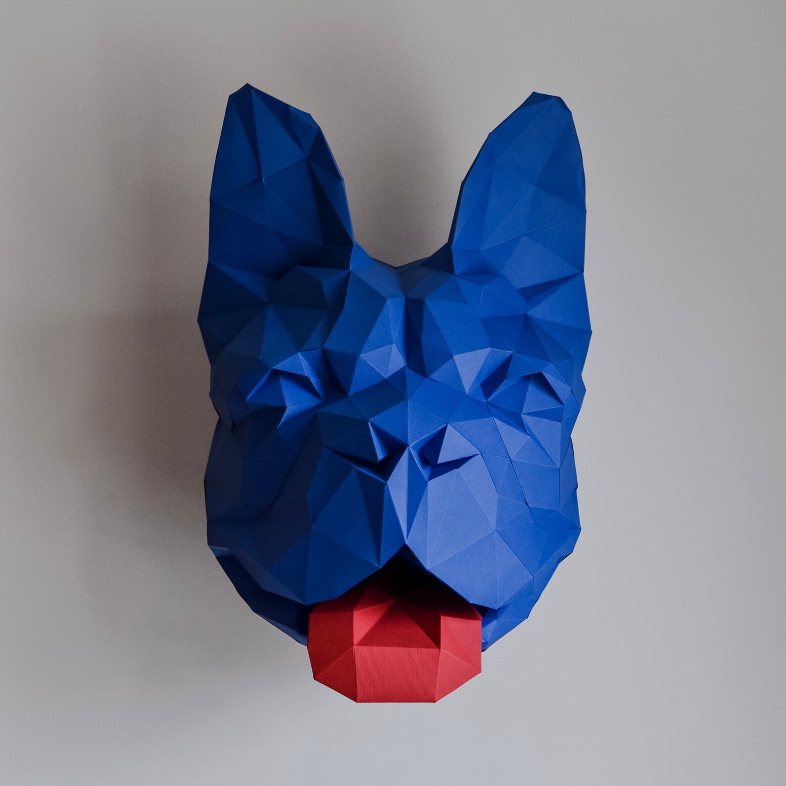 French Bulldog Papercraft Sculpture Printable 3D Puzzle - Etsy