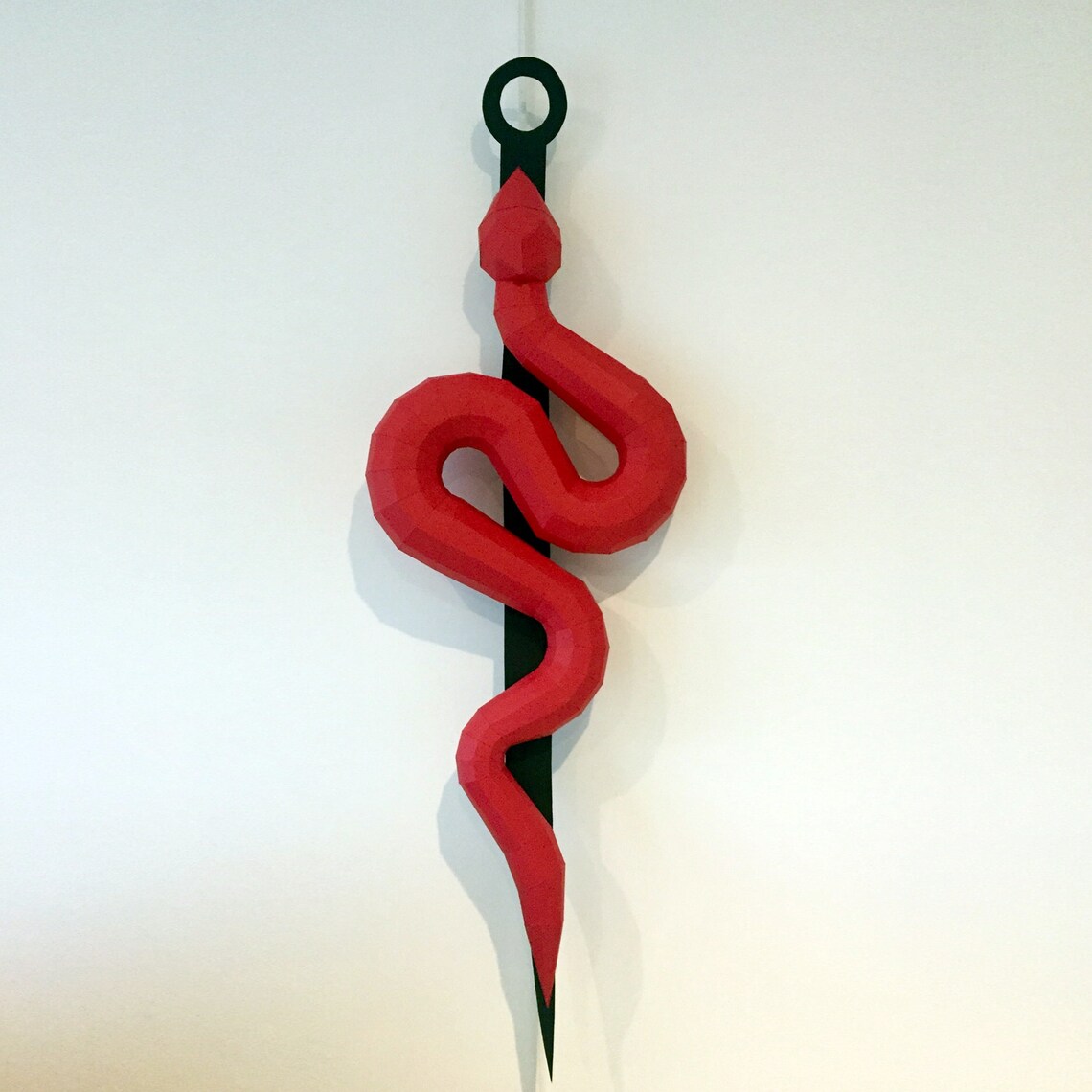 Snake Papercraft Sculpture Printable 3D Puzzle Papercraft | Etsy Canada