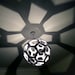 Sphere Paper Lamp Template – DIY Papercraft Lampshade PDF Pattern ...