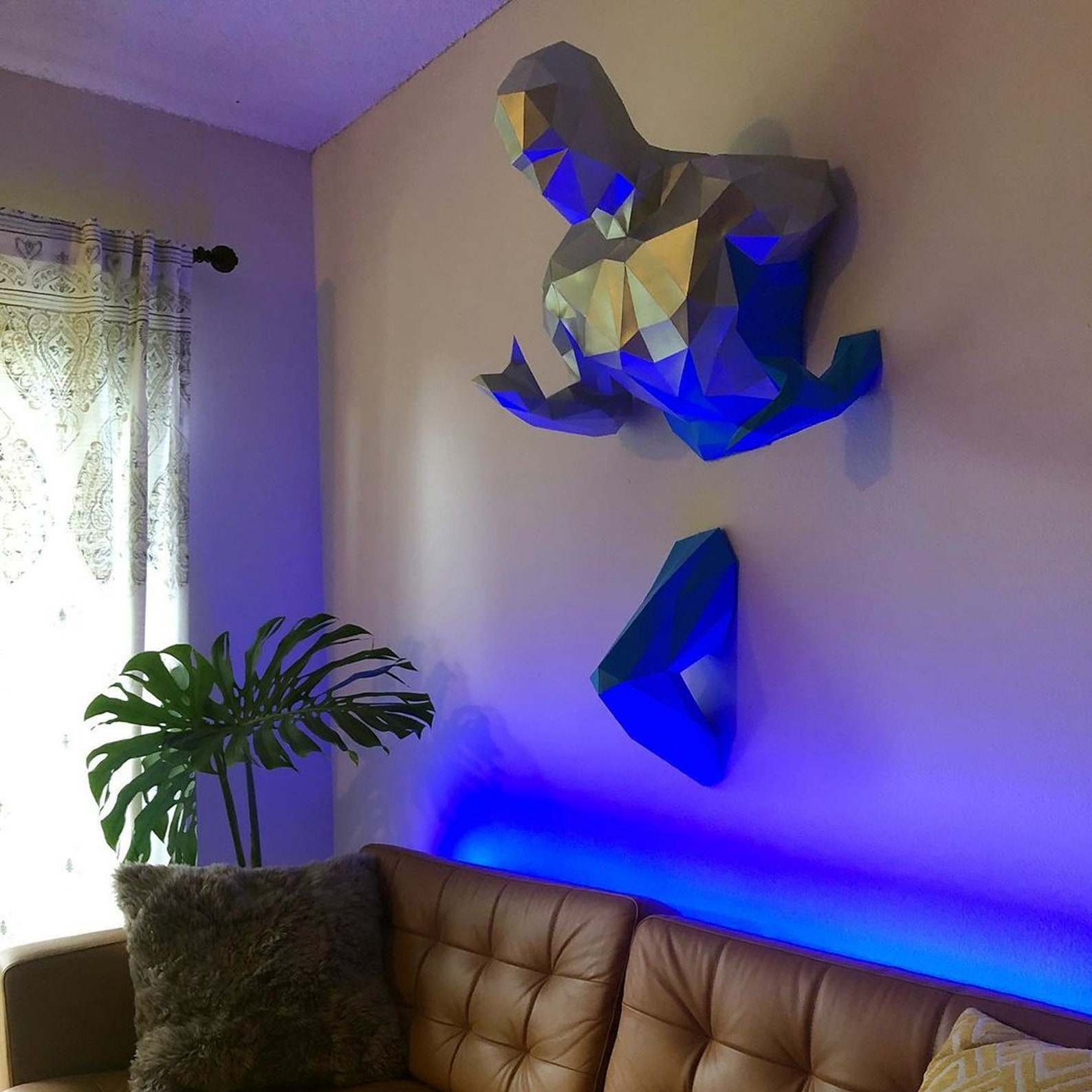 Running Man Papercraft Trophy Printable 3D Puzzle Papercraft | Etsy