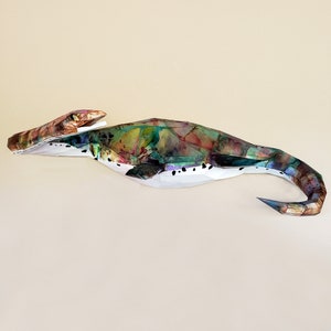Plesiosaurus Papercraft Sculpture, Printable 3D Puzzle, Papercraft Pdf ...