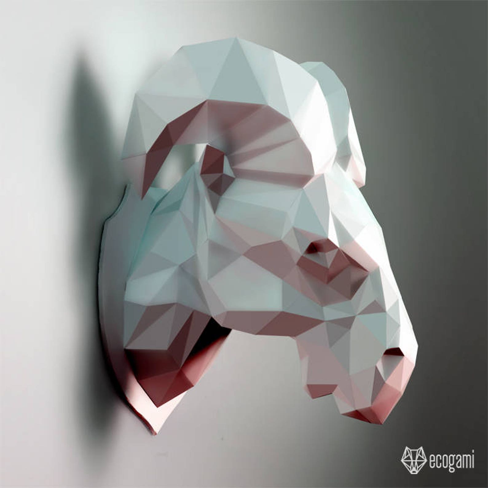 Ram Papercraft Trophy Printable 3D Puzzle Papercraft Pdf - Etsy