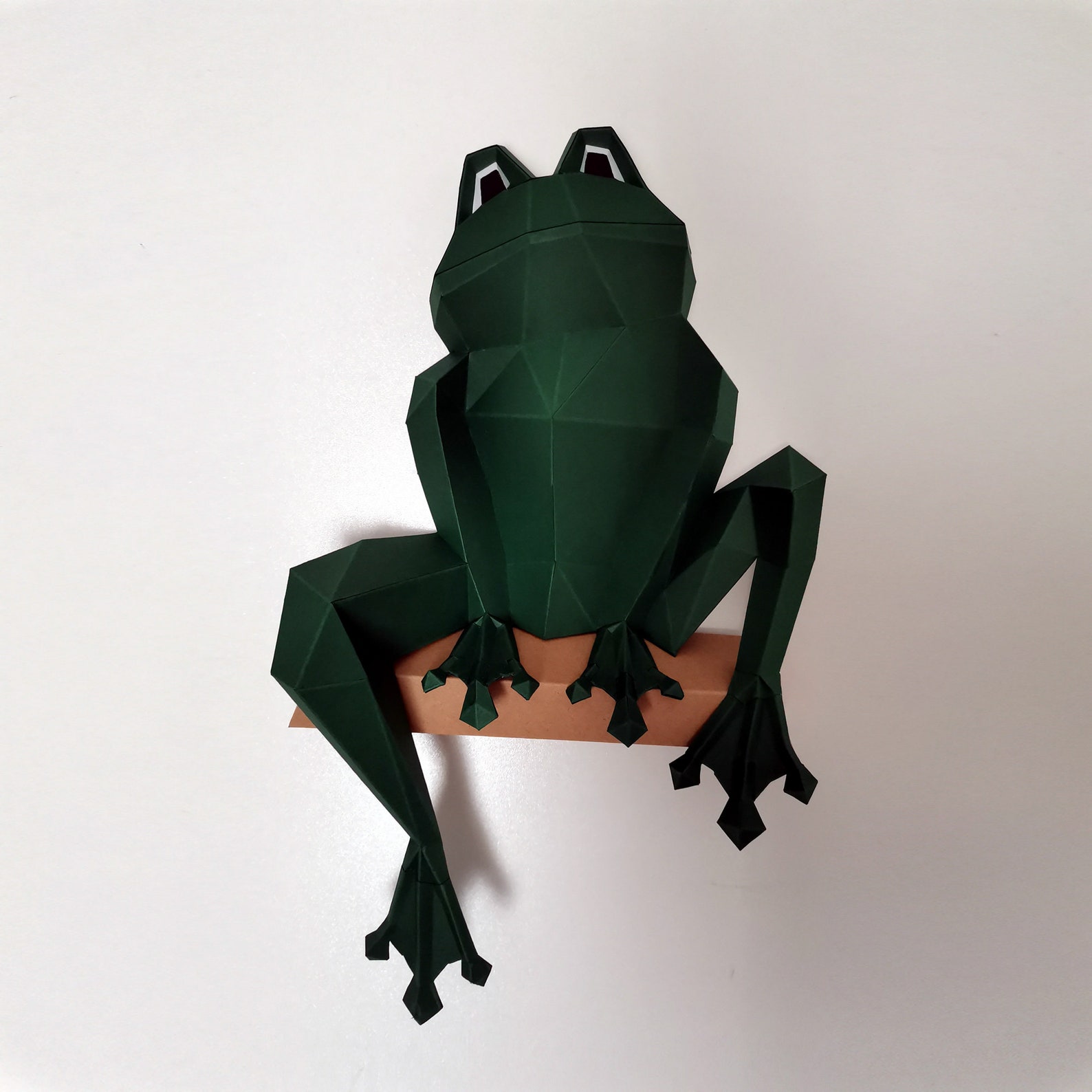 Frog Papercraft Sculpture Printable 3D Puzzle Papercraft Pdf - Etsy UK