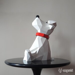 Cute Puppy Sculpture Papercraft 3D, Craft Kit for Adults, Puzzle to ...