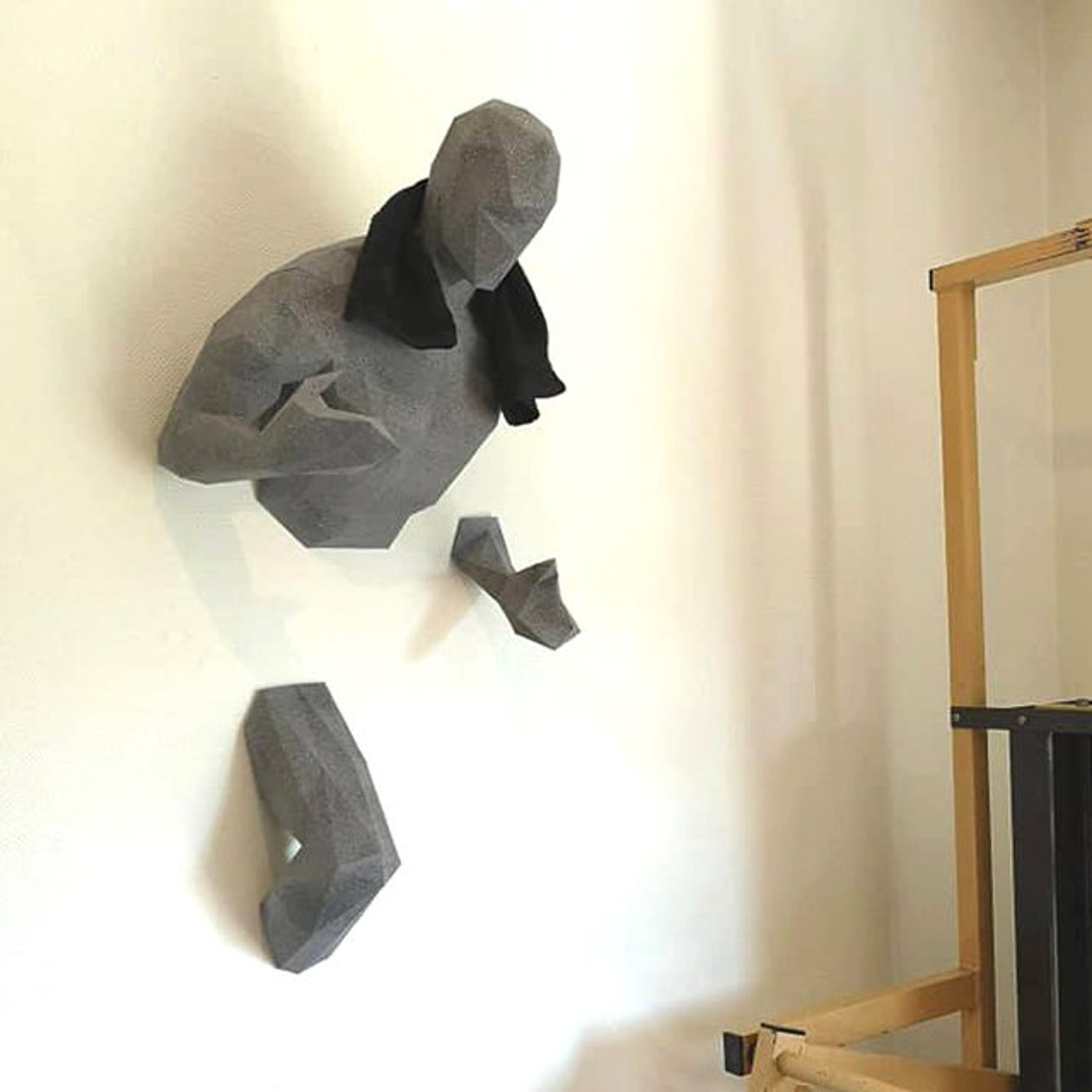 Running Man Papercraft Trophy Printable 3D Puzzle Papercraft | Etsy