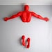 Falling Man Papercraft Sculpture, Printable 3D Puzzle, Papercraft Pdf ...