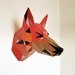 German Shepherd Papercraft Sculpture, Printable 3D Puzzle, Papercraft ...