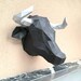 Bull Head Papercraft Sculpture, Printable 3D Puzzle, Papercraft Pdf ...