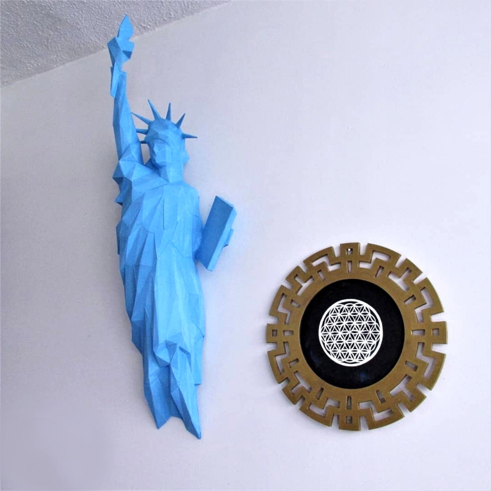 Statue of Liberty Papercraft Sculpture Printable 3D Puzzle | Etsy Canada