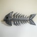 Skeleton Fish Papercraft Trophy, Printable 3D Puzzle, Papercraft Pdf ...