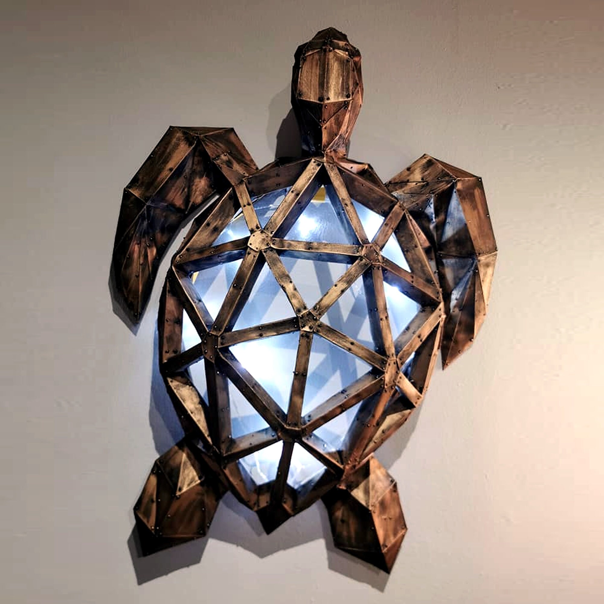 Tortuga marina escultura papercraft rompecabezas 3D - Etsy México