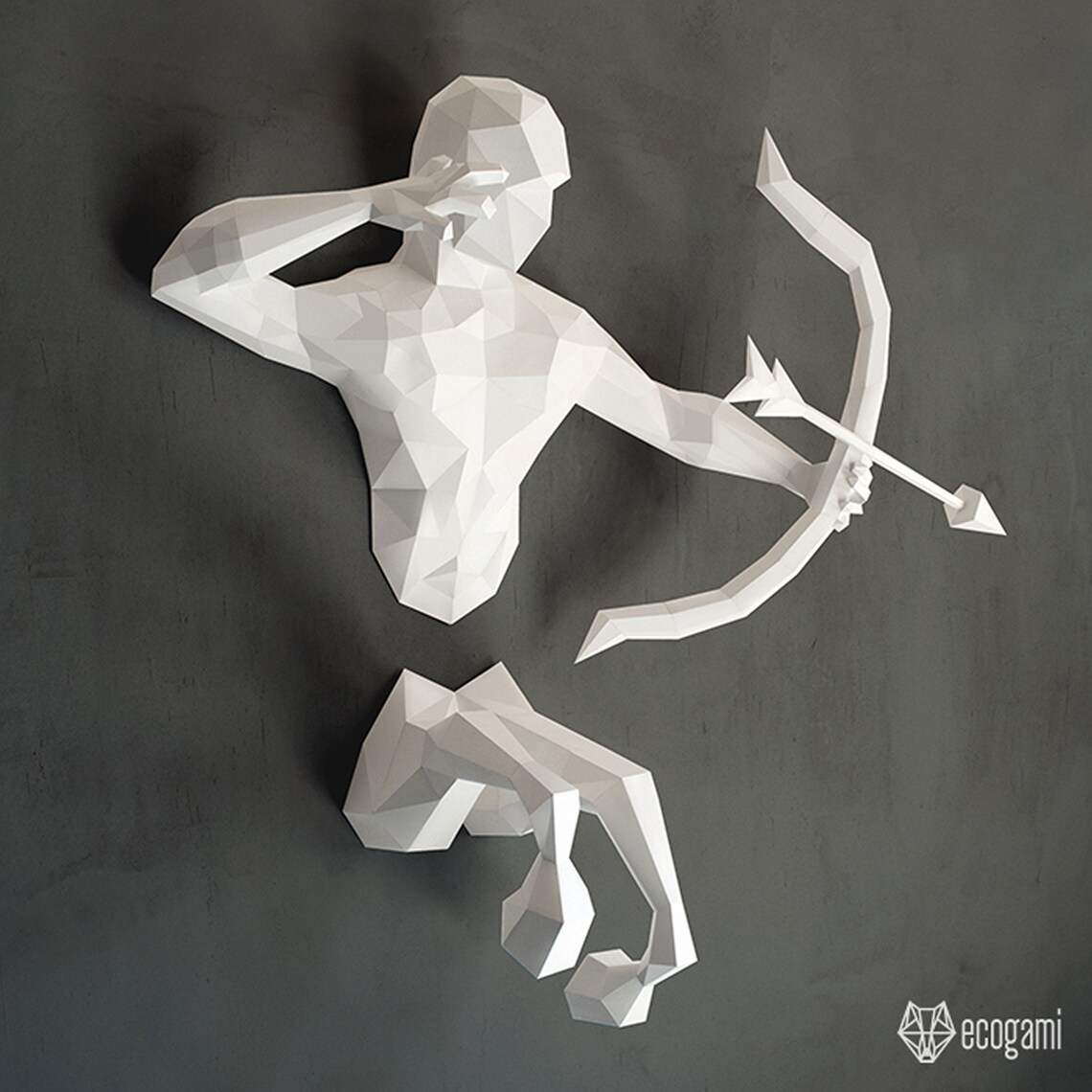 Centaur Papercraft Trophy Printable 3D Puzzle Papercraft Pdf - Etsy